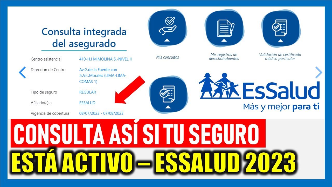 ¿Cómo saber si tengo seguro Essalud? Guía completa para verificar tu ... ¿Cómo saber si tengo seguro Essalud? Guía completa para verificar tu ...